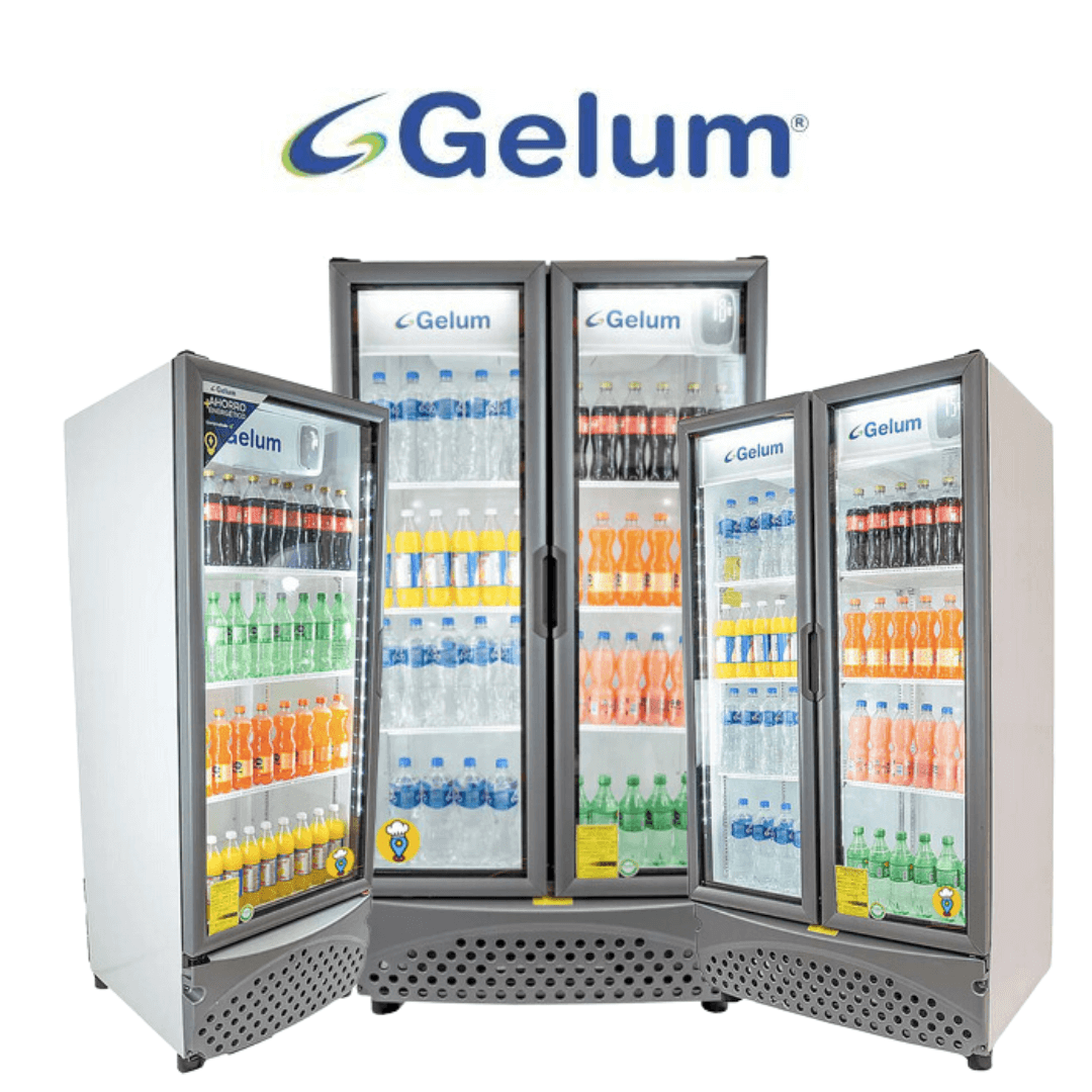 Refrigeradores puerta de Vidrio marca Gelum - Eficiencia